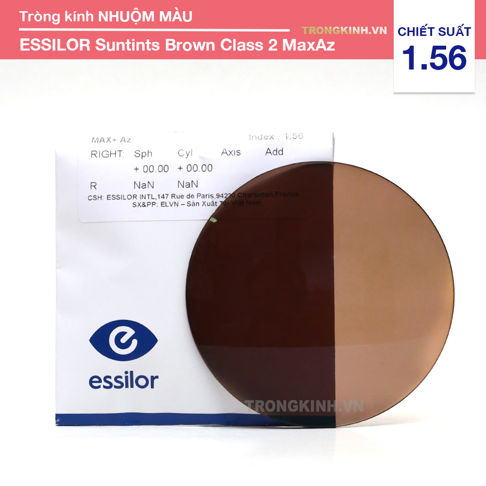 Tròng kính nhuộm màu Essilor Suntints